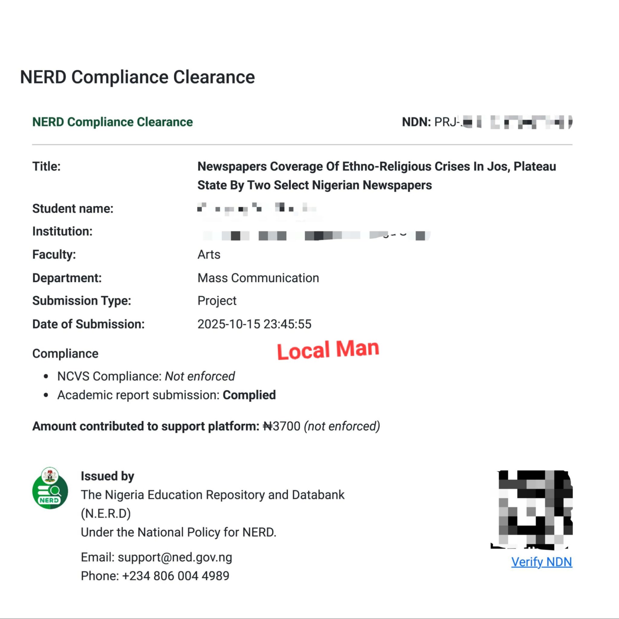 How to Get The NERD Clearance Slip for NYSC