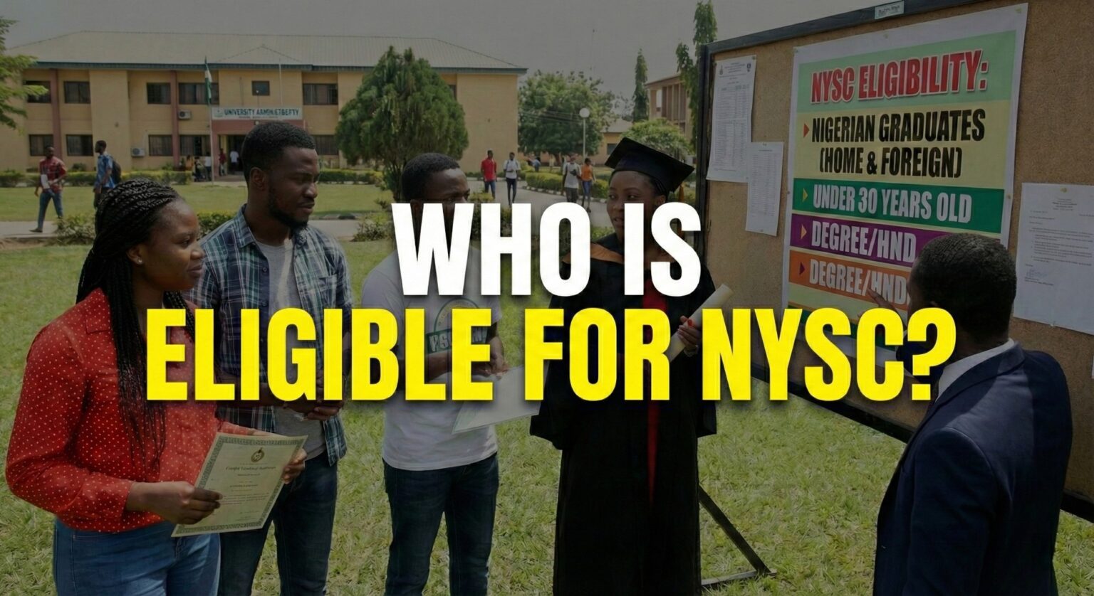 Who Is Eligible for NYSC? A Guide on Qualification Criteria